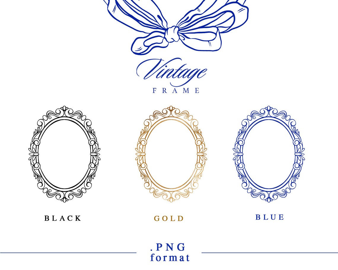 Baroque Victorian Vintage Frame SVG Victorian Old Frame - Etsy