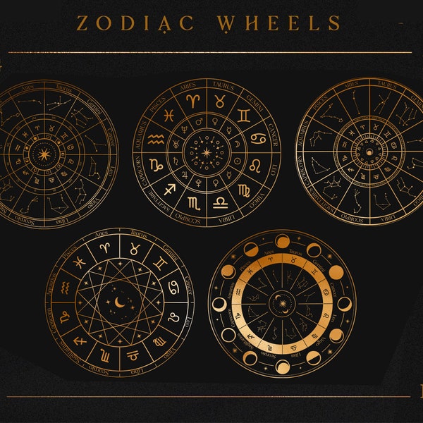 Zodiac Wheel - Etsy