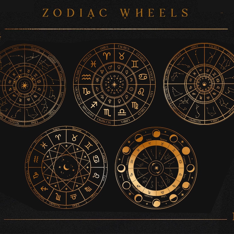 Zodiac Wheel - Etsy