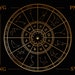 Zodiac Wheel SVG Astronomy Constellations Signs Symbols, Celestial Map ...