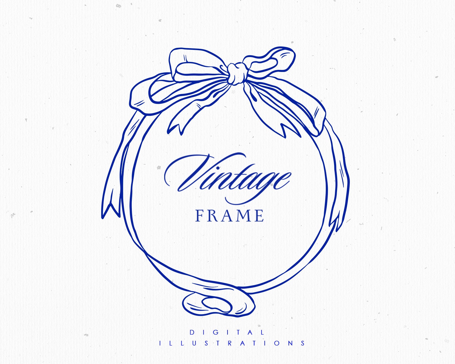 Baroque Vintage Frame Eps Svg Border Monogram Clipart Ribbon Wedding ...