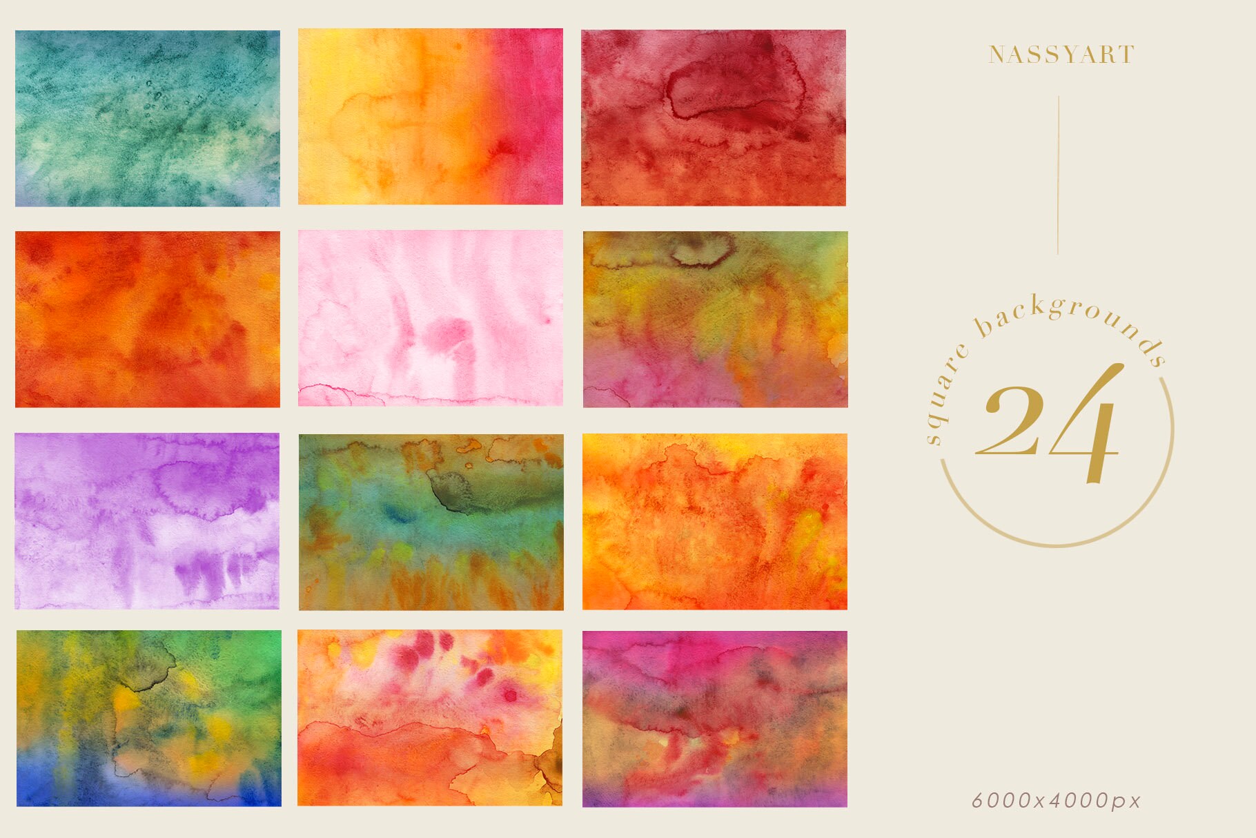Rainbow Watercolor Digital Paper Ombre Background Watercolor | Etsy