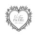 Baroque Frame SVG - Floral Wreath SVG Cricut - Valentine's Day Heart ...