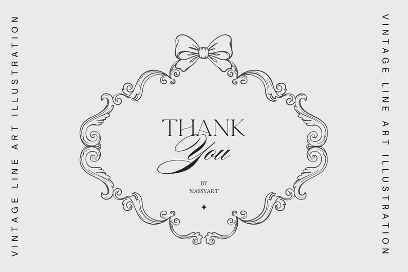 Vintage Baroque Ribbon Frame SVG, Ornate Wedding Border, Vintage ...