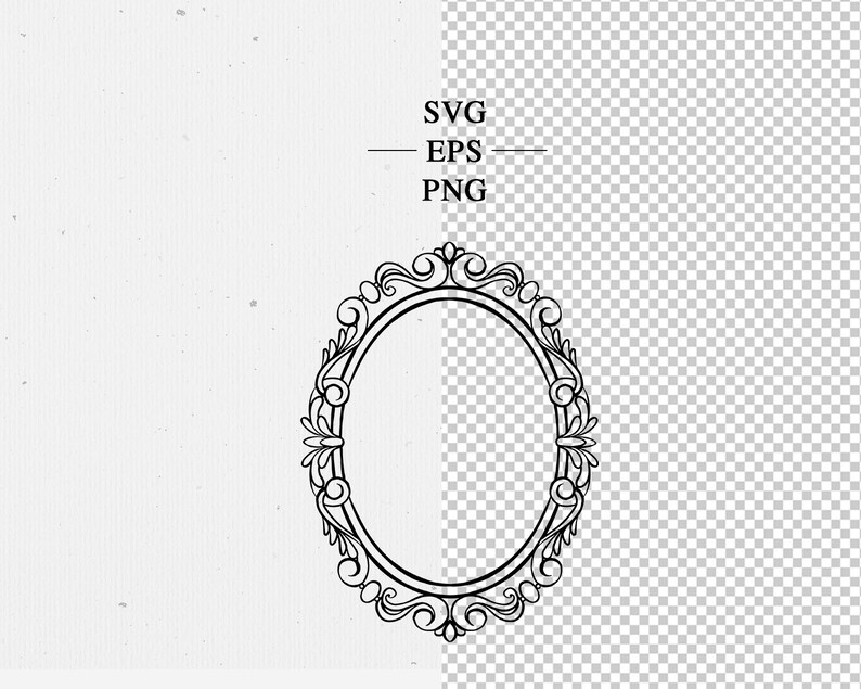 Baroque Victorian Vintage Frame SVG Victorian Old Frame - Etsy