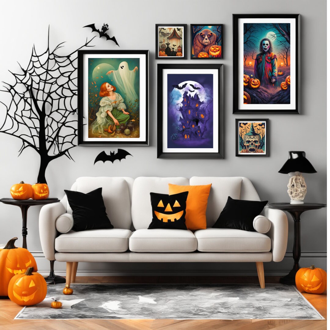 Vintage Halloween Printable Wall Art Mega Bundle: 20 Spooky - Etsy