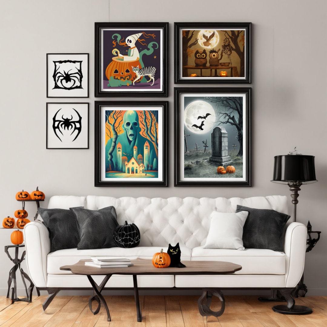 Vintage Halloween Printable Wall Art Mega Bundle: 20 Spooky - Etsy