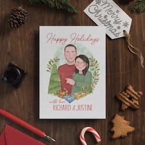Personalized Christmas Card Multi Pack Custom Family - Etsy