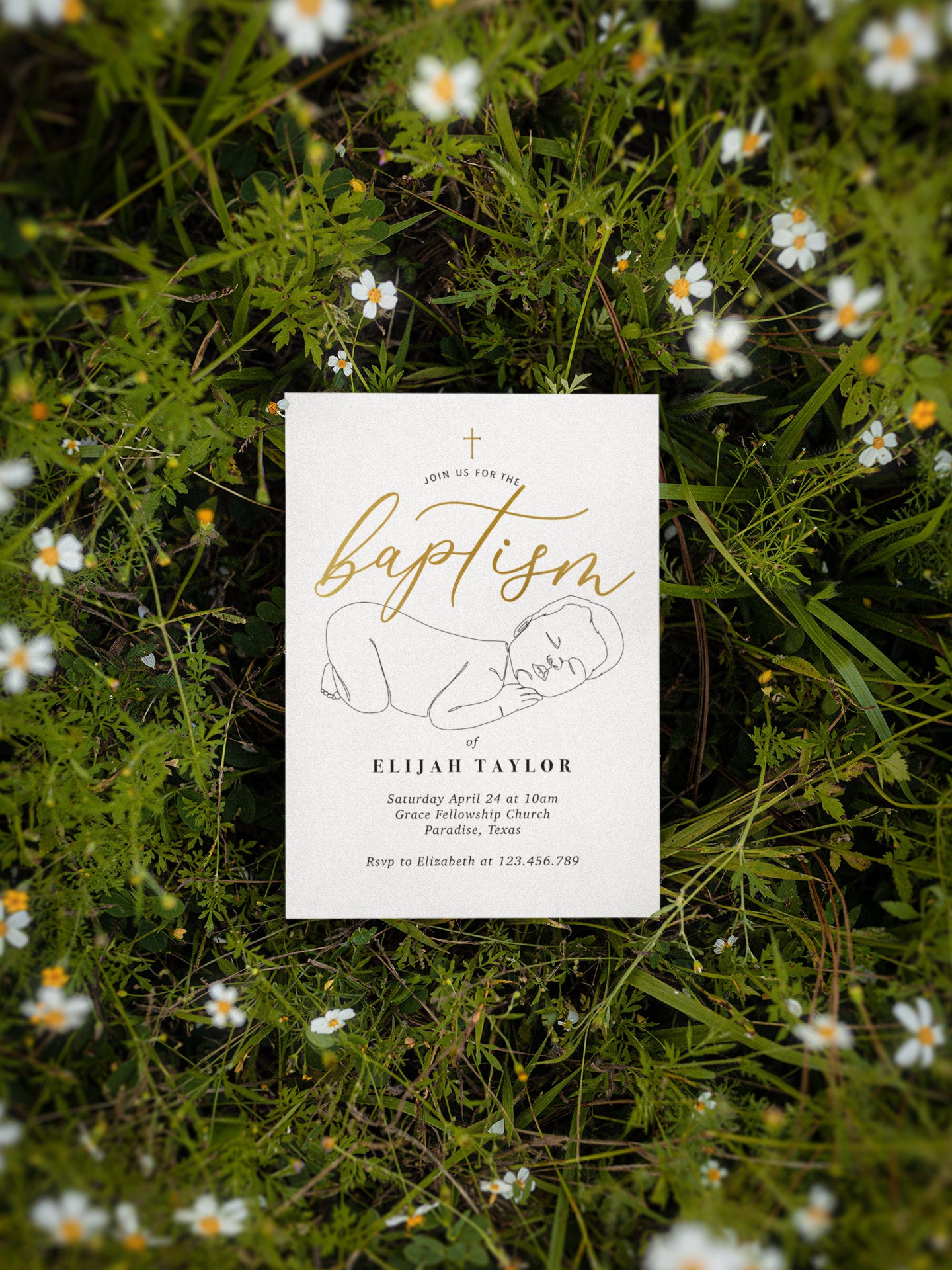 Personalized Baptism Invitation Card Multi Pack Custom - Etsy