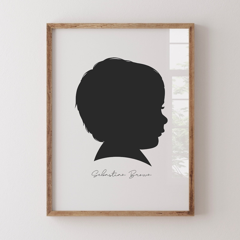 Portrait Silhouette - Etsy