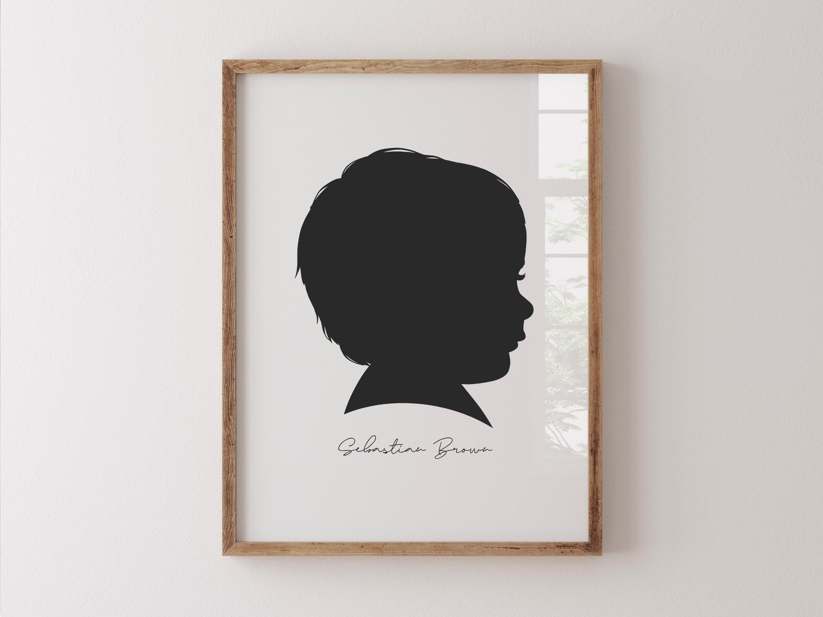 Child Head Silhouette