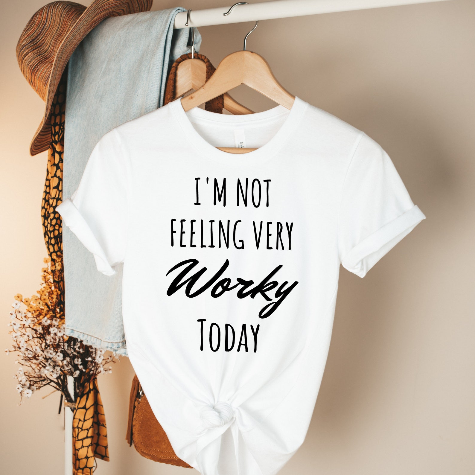 Im Not Feeling Very worky Today Shirt Funny Work Shirt | Etsy