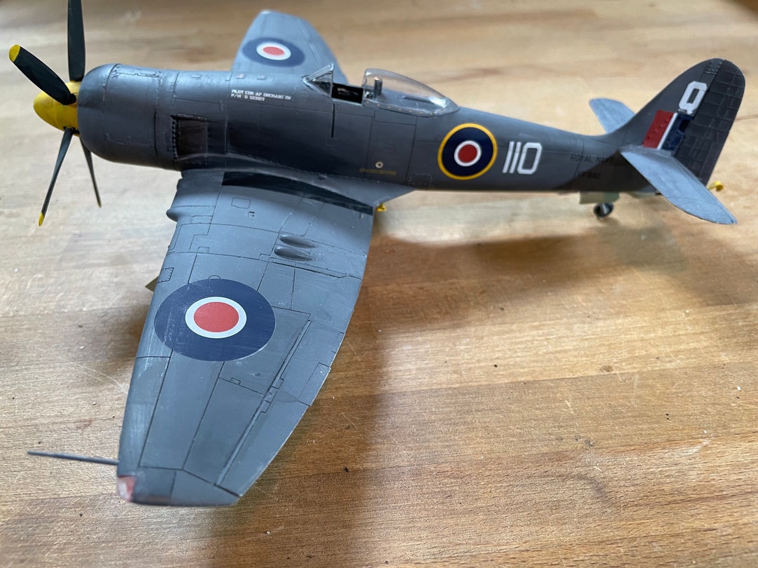 Sea Fury Model - Hawker Sea Fury FB11 - Lightly Weathered 1/48 Model ...