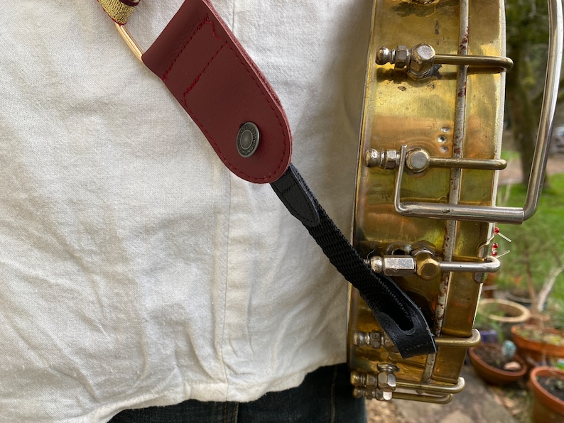Banjo Strap Conversion Kit - Leather or Vegan Leather - Etsy
