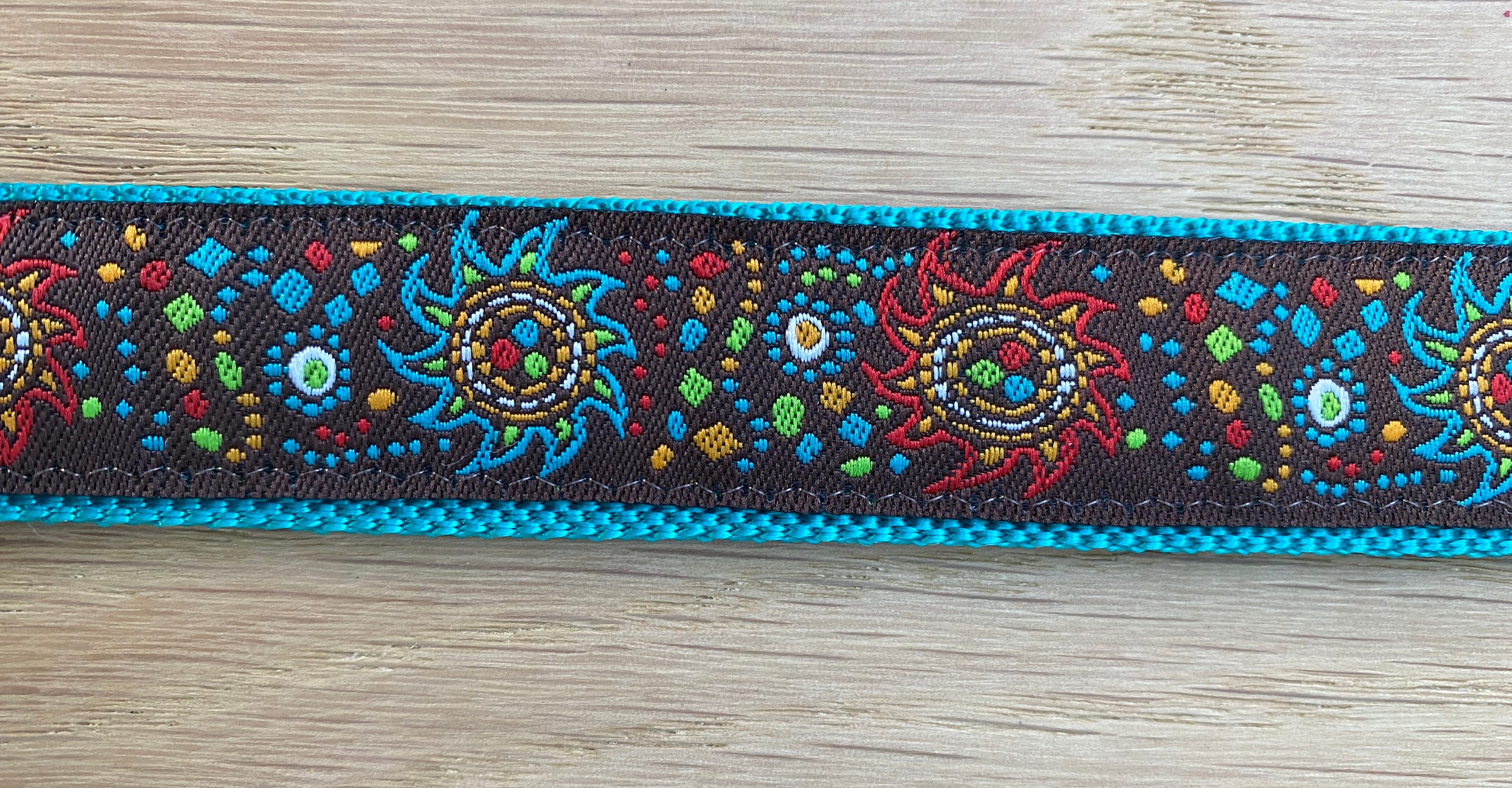 Ukulele Strap, Mandolin Strap, Headstock Tie - 25mm (1 Inch) - Aztec ...