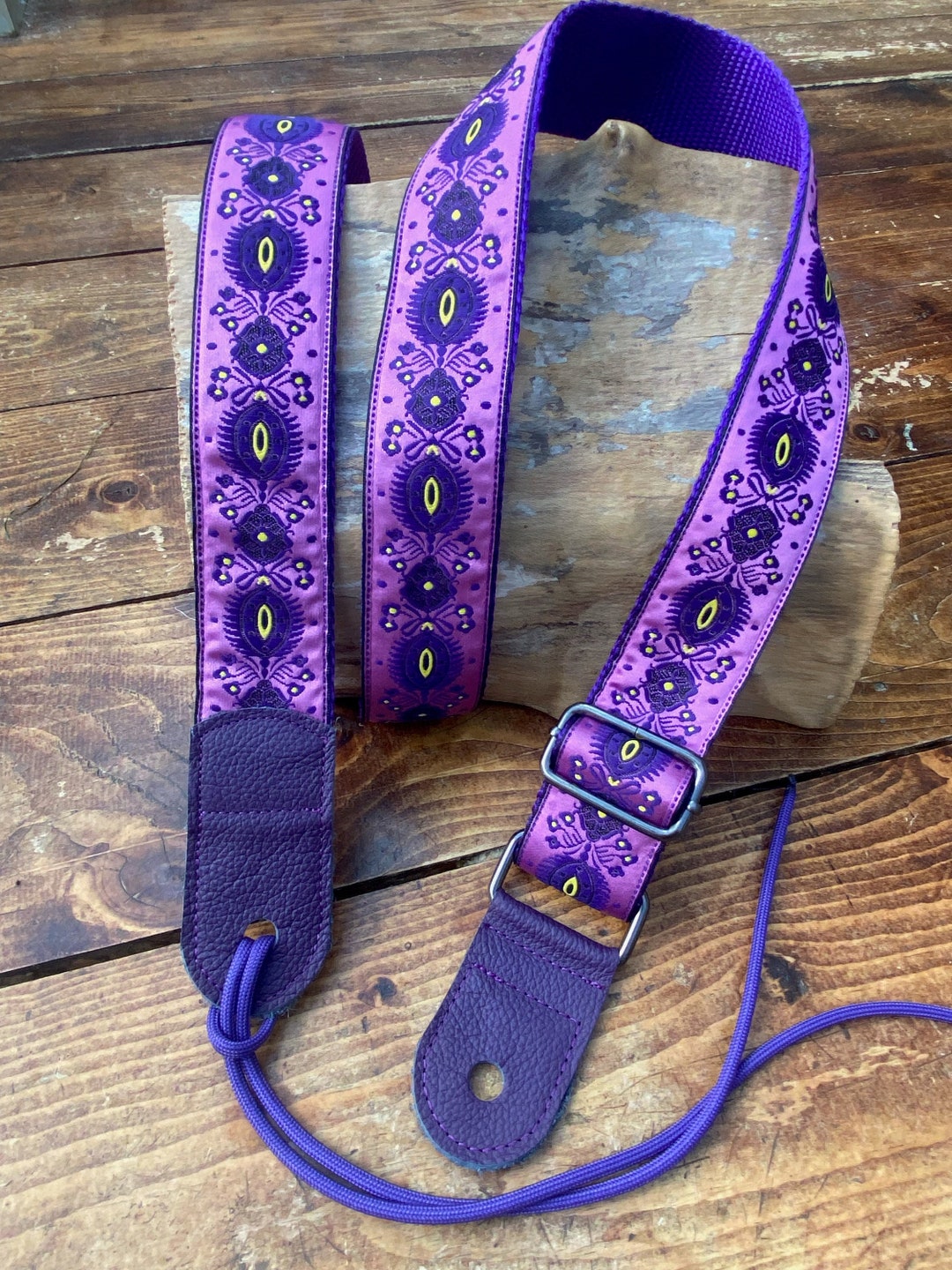 Guitar Strap, Ukulele Strap, Mandolin Strap, Bass Strap -lilac and ...