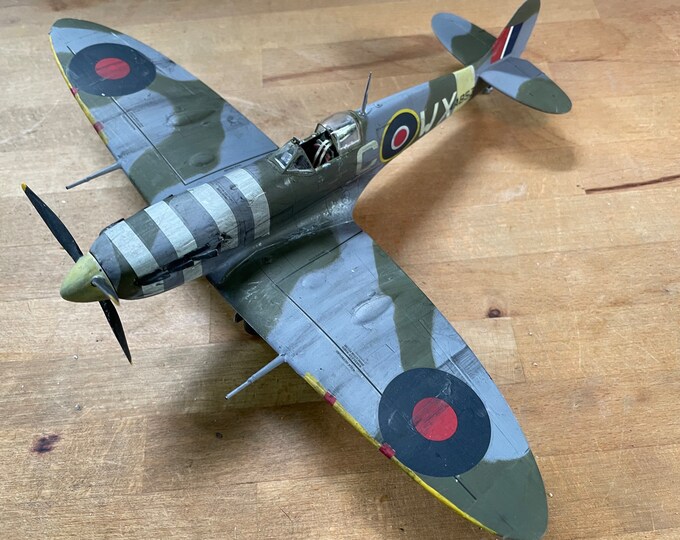 Spitfire Model - Vickers Supermarine Spitfire Mk.vb - Built & Heavily ...