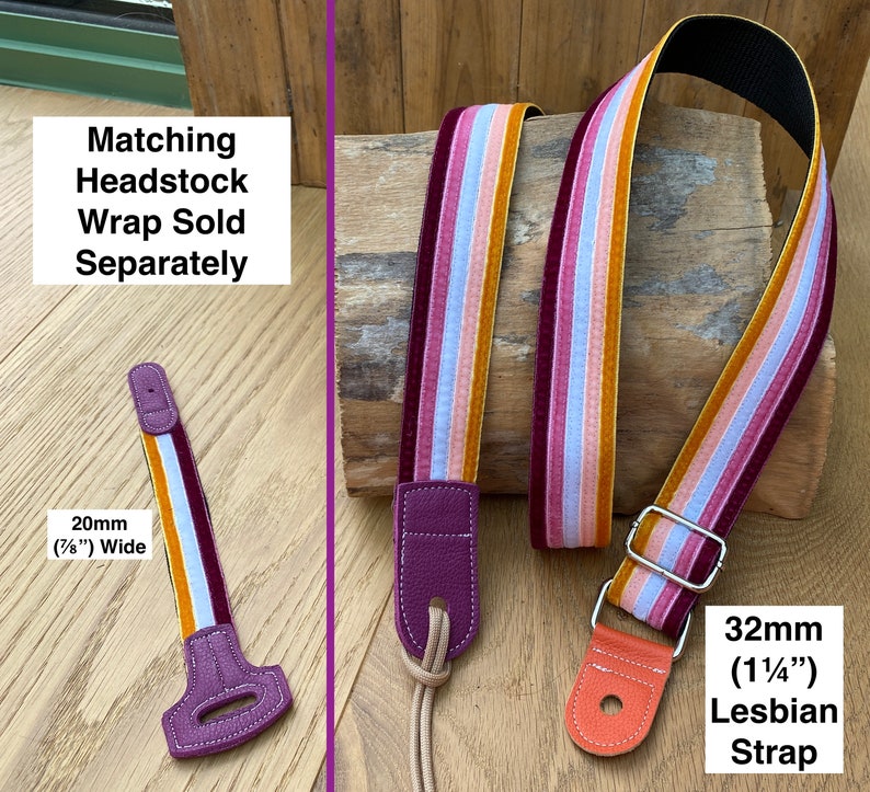 Ukulele, Mandolin Strap - LGBTQ - Pride Flags -various Widths - Rainbow ...