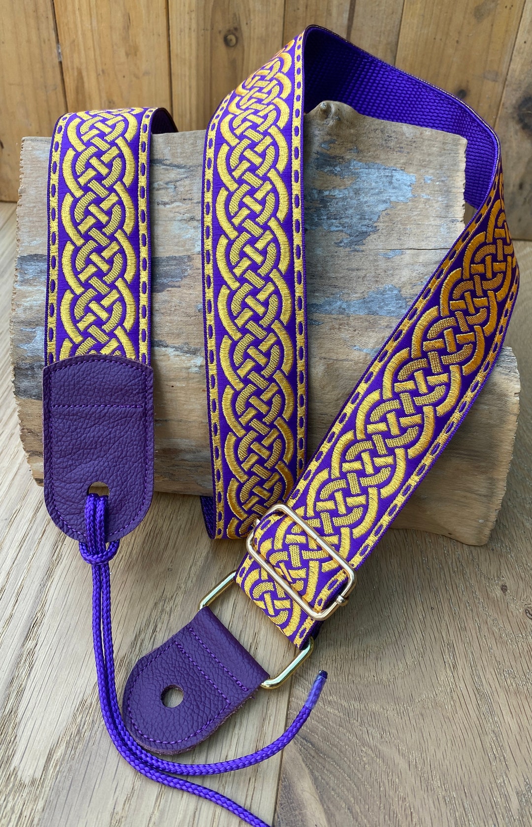 Celtic Knot Ukulele Strap: Mandolin Strap With Optional Headstock Tie ...