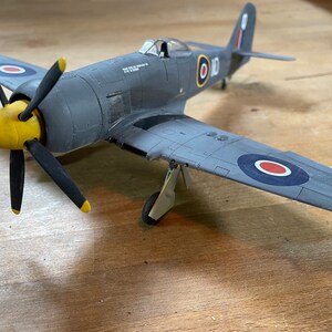 Sea Fury Model - Hawker Sea Fury FB11 - Lightly Weathered 1/48 Model ...