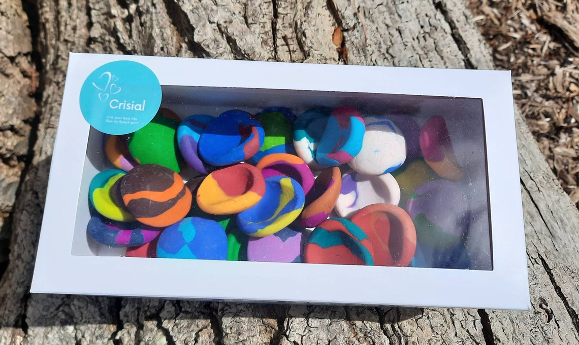 Worry/thumb Stones Handmade CLASS PACK 30 Handmade Clay - Etsy