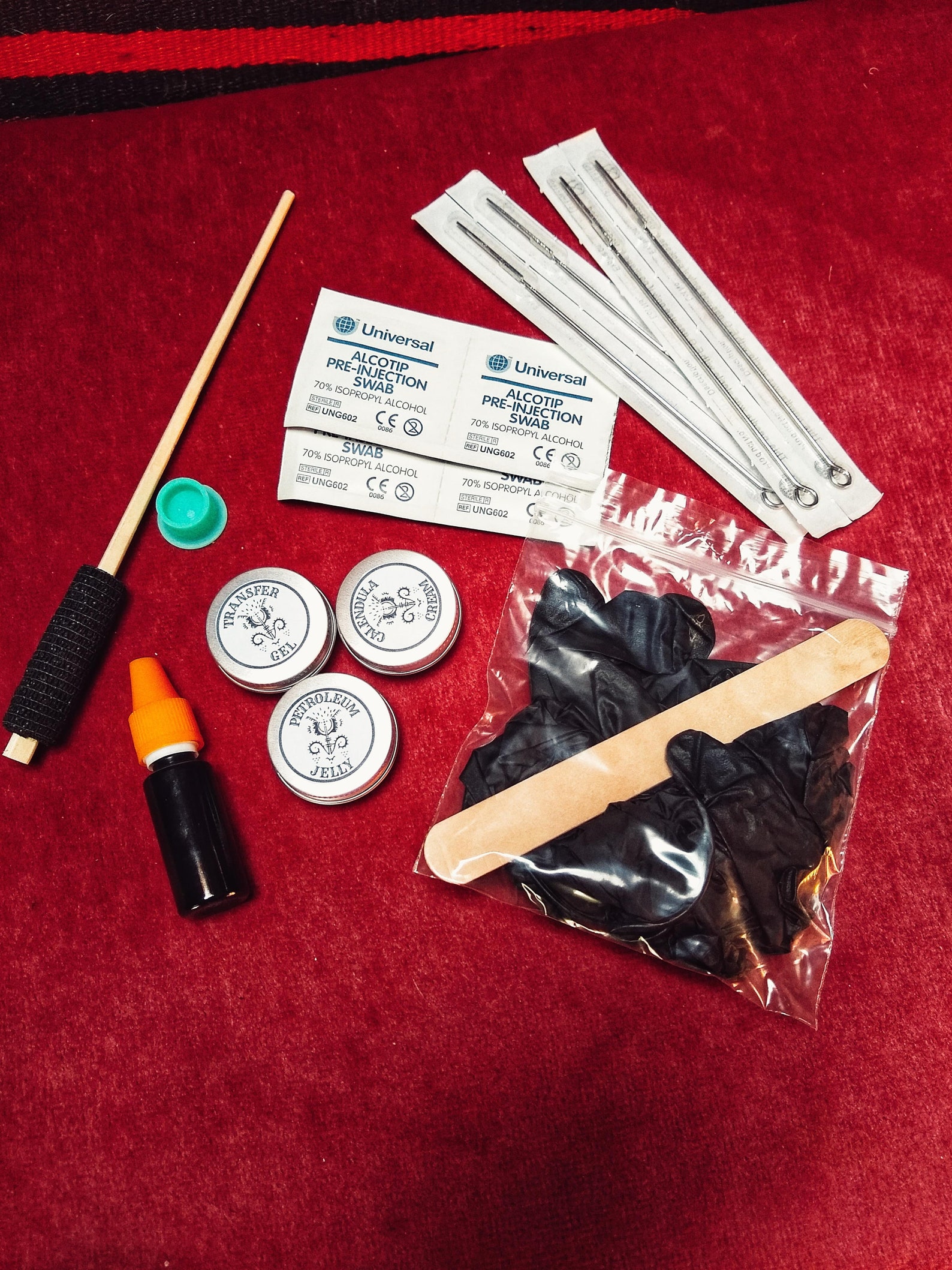 Hand Poke Tattoo Kit / Tattoo Design / DIY Tattoo Kit / Stick and Poke ...