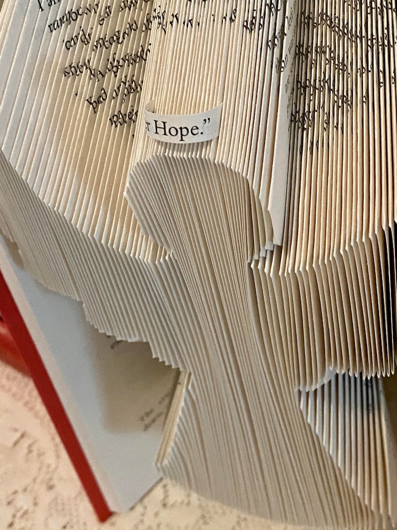 Angel Book Folding Pattern How to Book Fold Instruction - Etsy