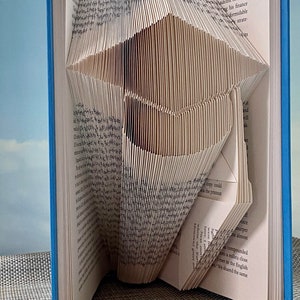 Graduation Cap Folded Book Pattern, How to Book Fold Instructions ...