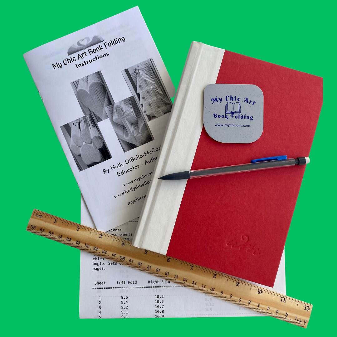 Book Folding KIT, Great Gift Idea! Includes Everything Needed to Create ...