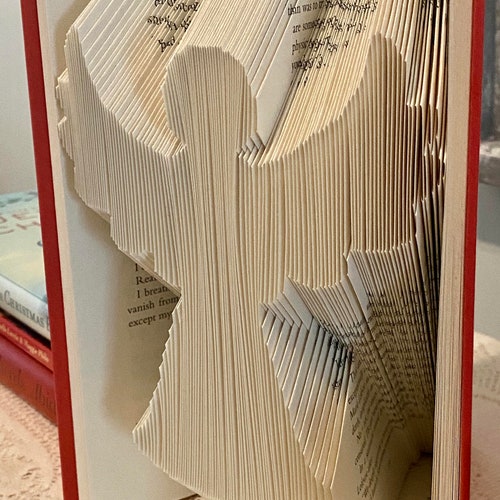 Angel Book Folding Pattern How to Book Fold Instruction - Etsy