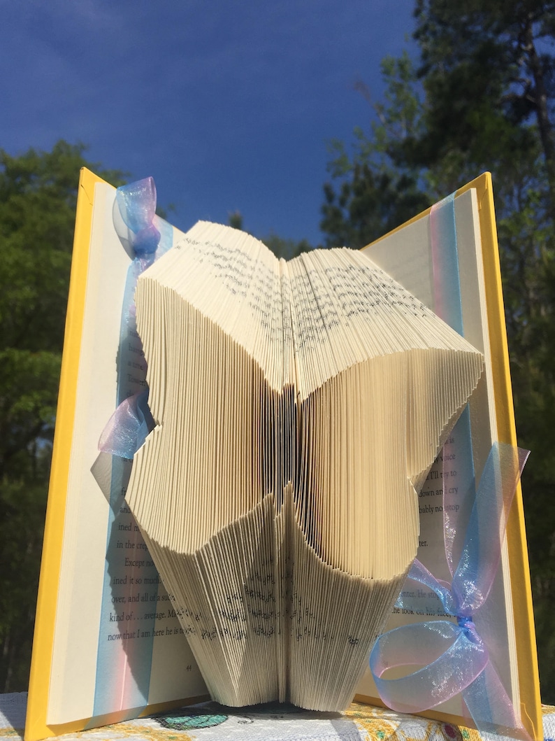 Butterfly Book Folding Pattern How to Book Fold Instruction - Etsy