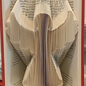 Angel Book Folding Pattern, How to Book Fold Instruction, Downloadable ...
