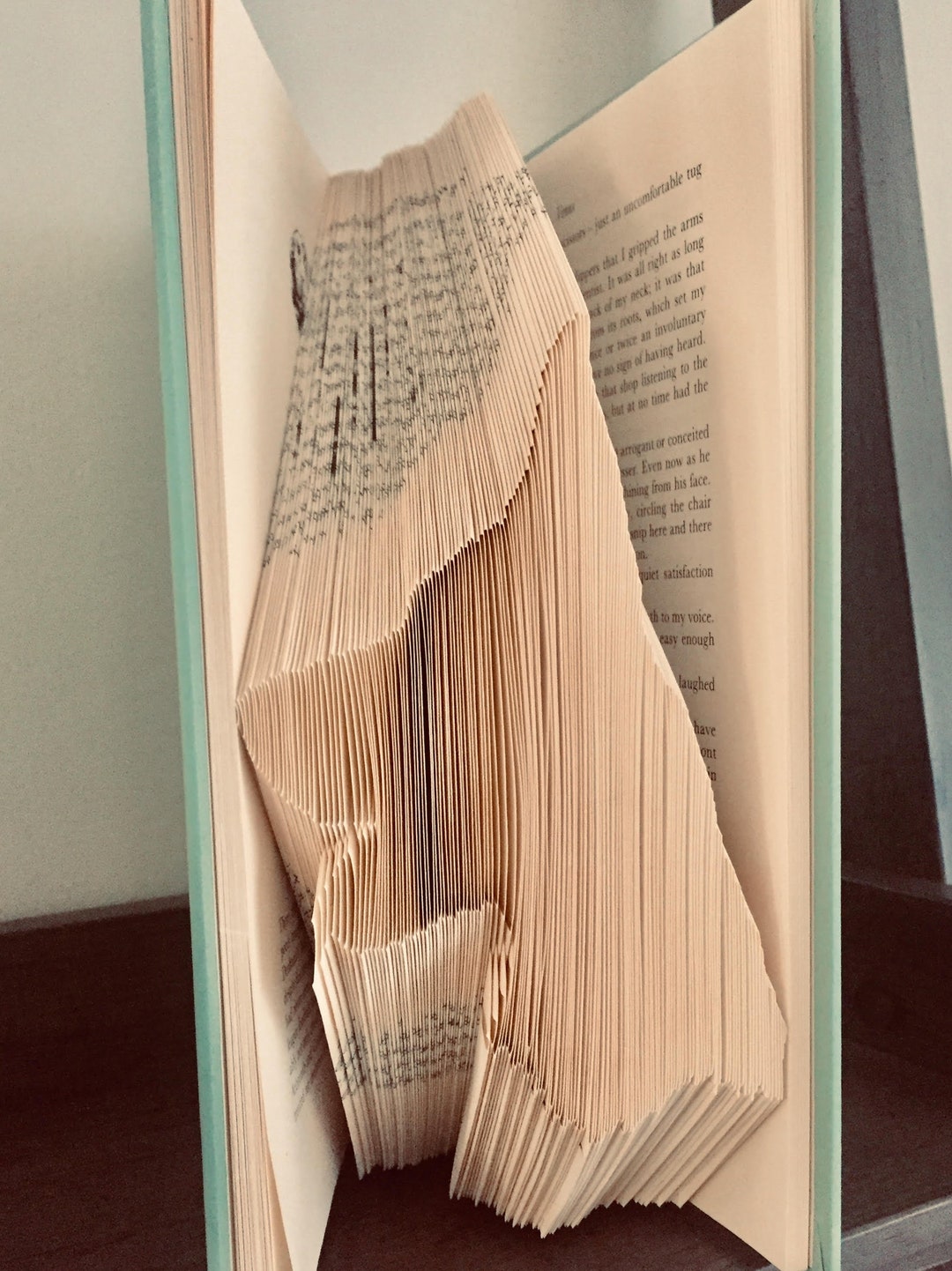 Dog Book Folding Pattern, How to Book Fold Instructions, Downloadable ...