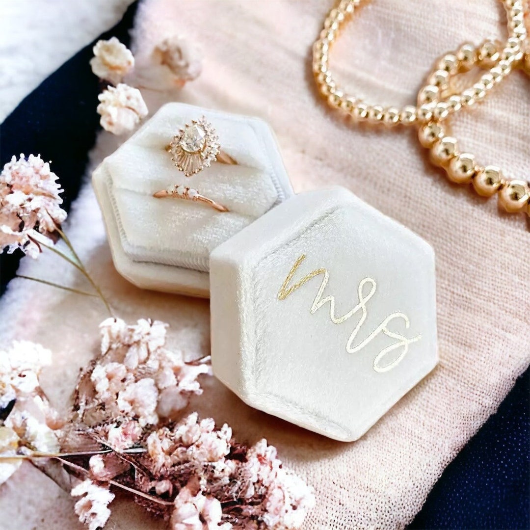 Personalized Wedding Ring Box Bridal Party Gift Wedding Ring - Etsy