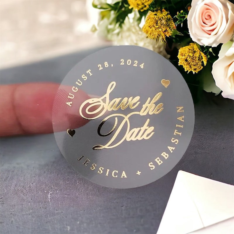 Invitation Stickers - Etsy