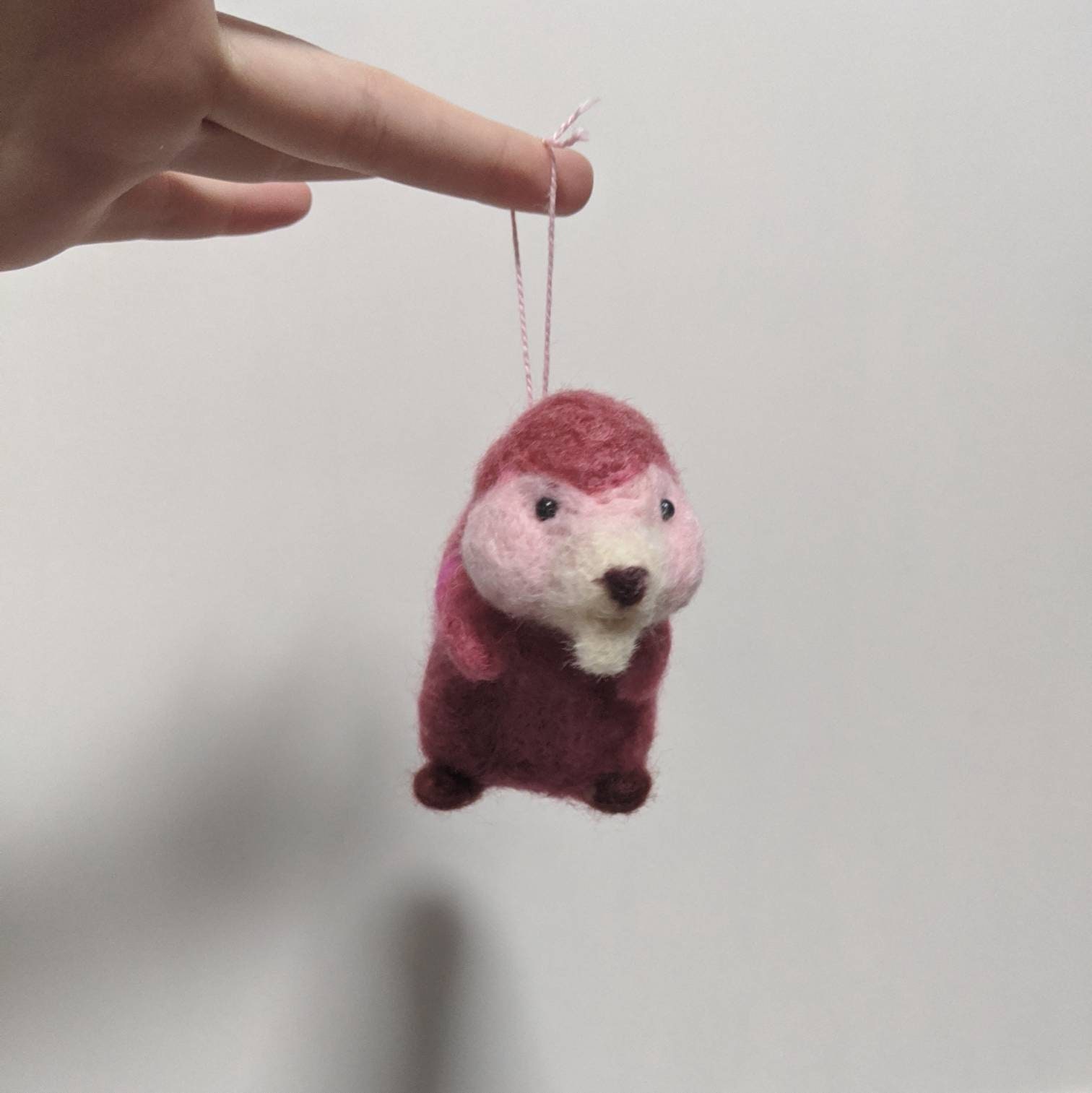 Rosy the Pink Beaver Ornament - Etsy