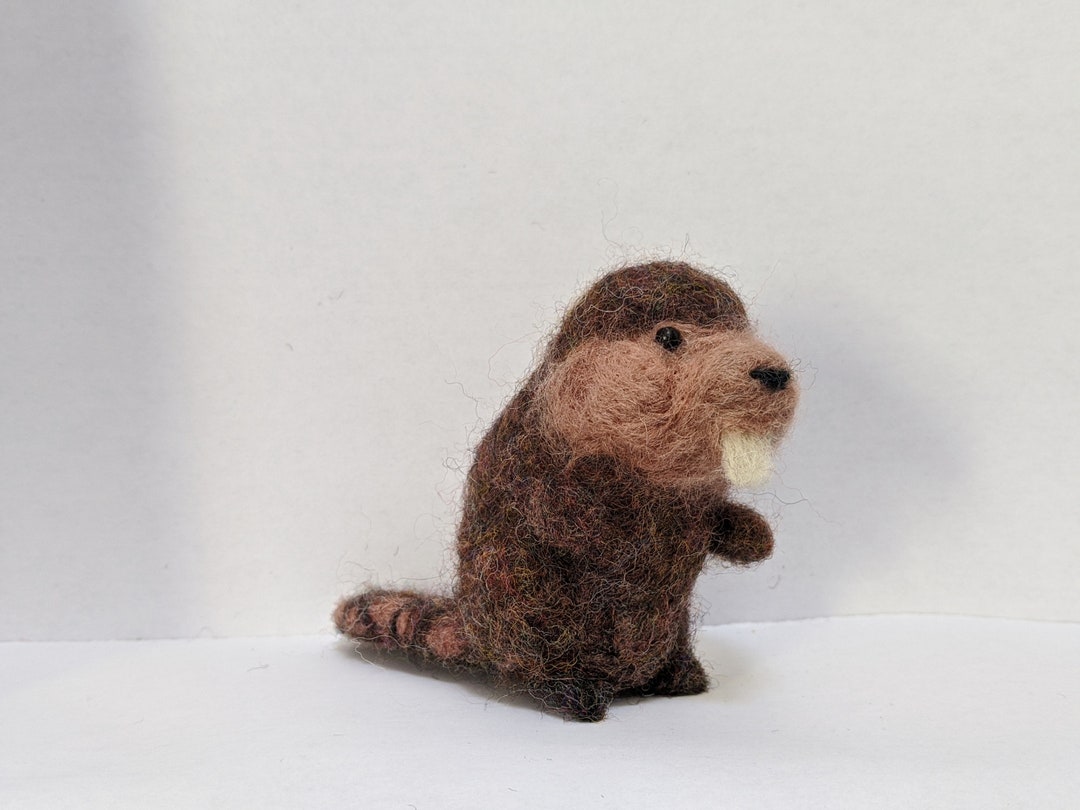 Adorable Woodland Needle Felted Beaver - Etsy
