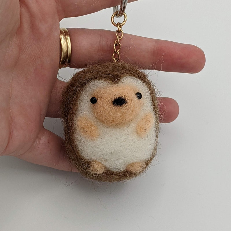 Needle Felted Keychain - Etsy Canada