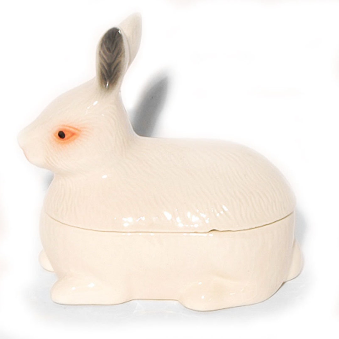 Vintage Rabbit Pâté Terrine Made for Laurent Caugant, - Etsy