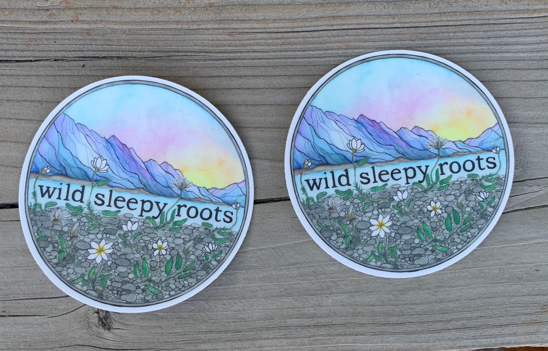 Wild Sleepy Roots Sticker - Etsy