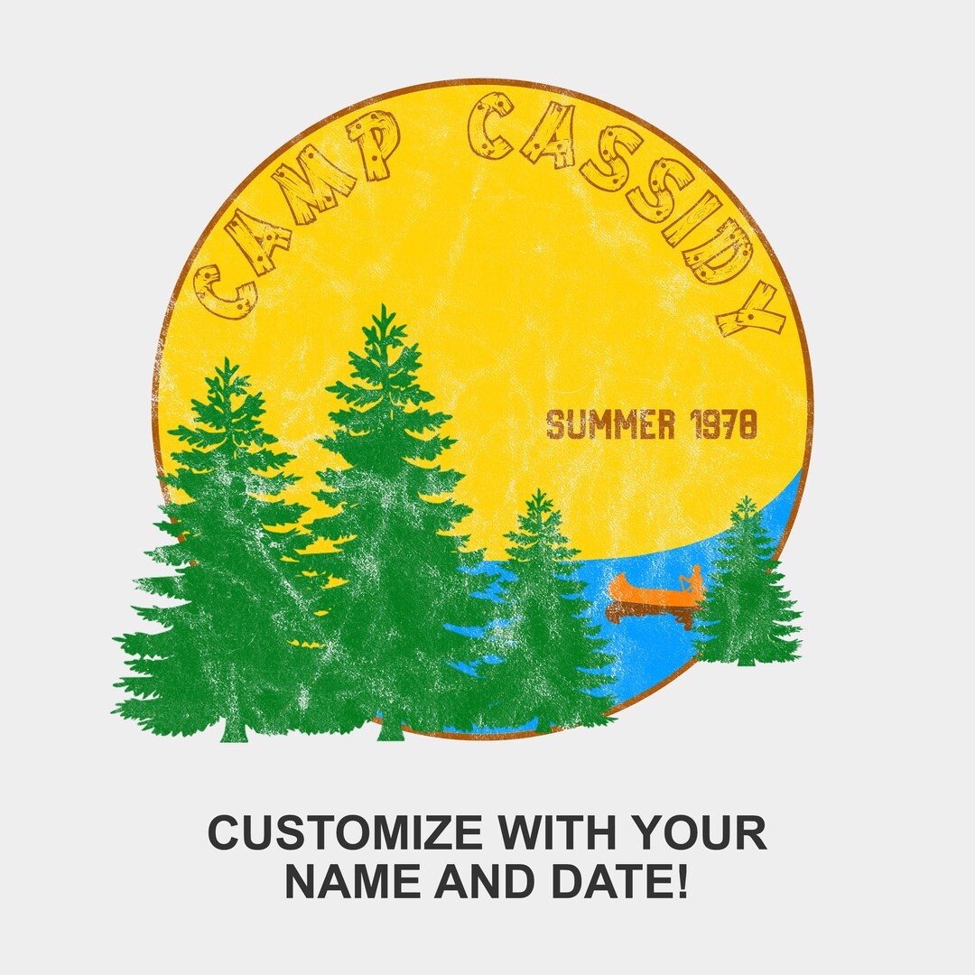 Retro CUSTOM Summer Camp PNG Digital Download for on a T-shirt Family ...