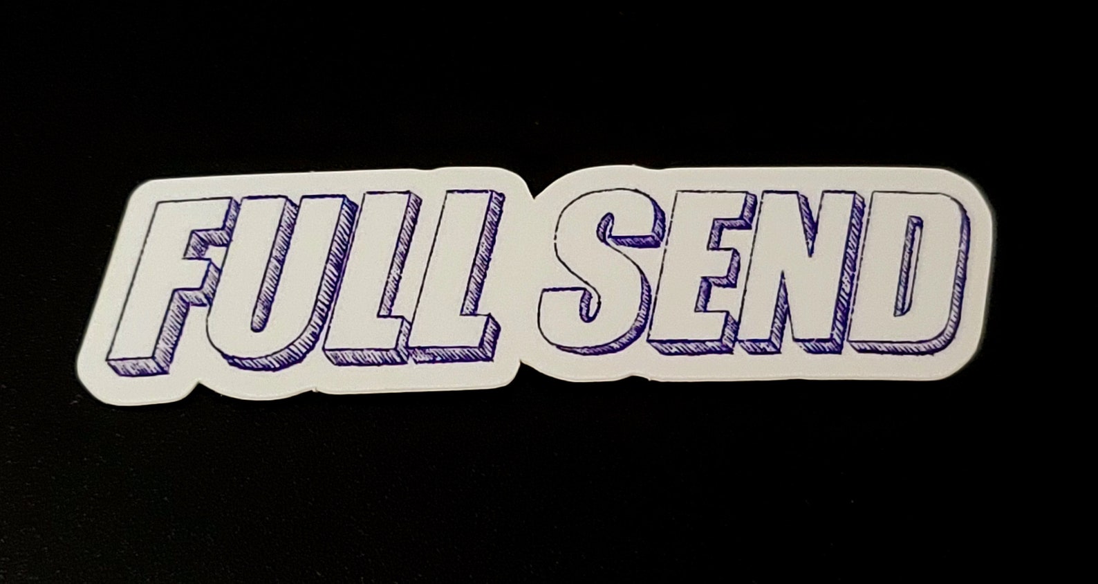 Full Send Sticker Vinyl Sticker Pen Doodle Nelk Boys | Etsy