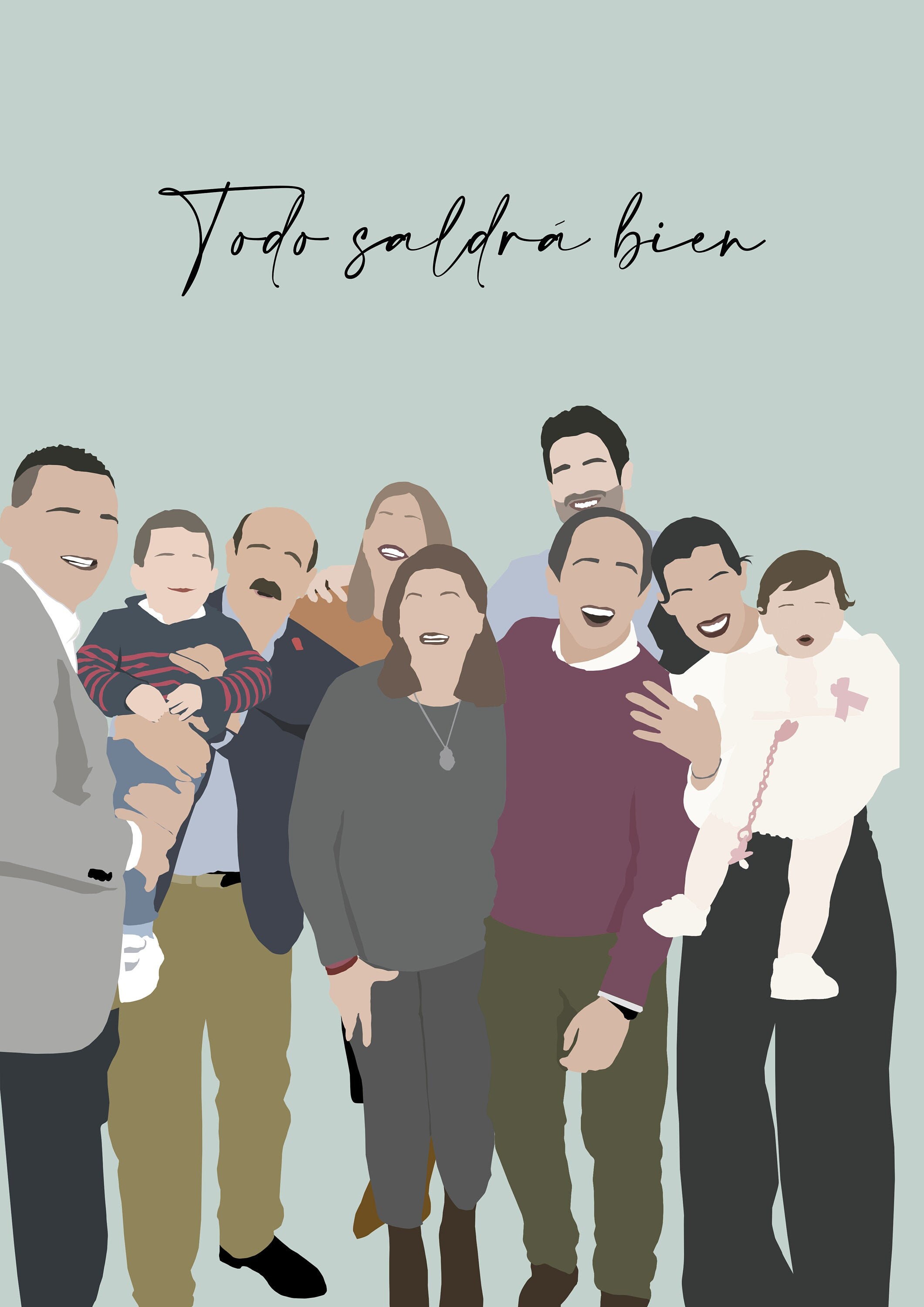 Personalized Family Illustration Personalized Drawing Family - Etsy Canada