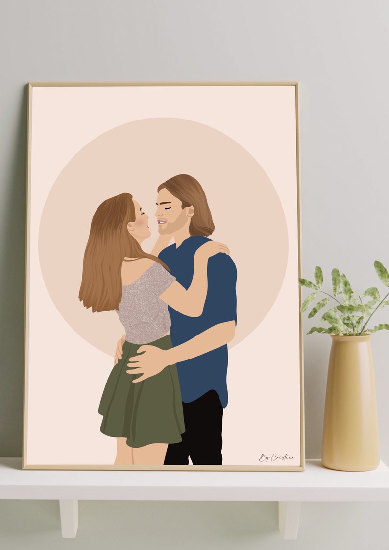 Face Portraitdigital Custom Illustration Personalised - Etsy