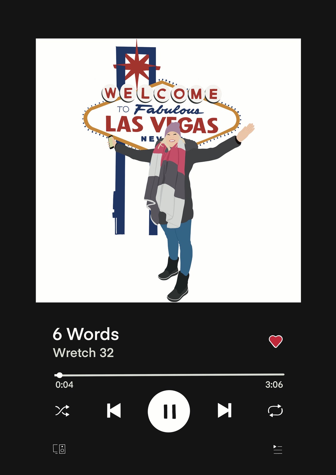Portada de album musical personalizada, ilustración personalizada de ...