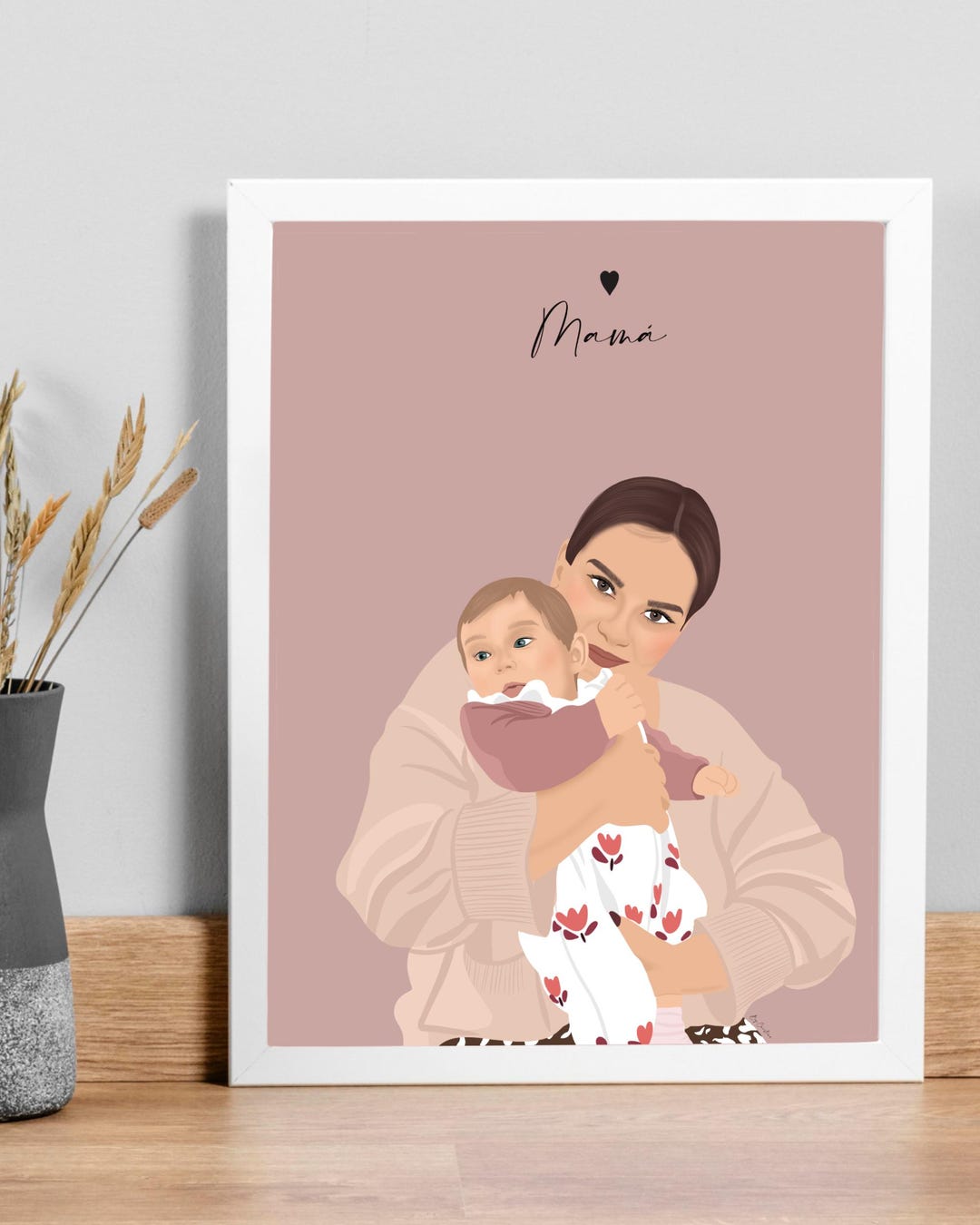 Custom Portrait, Faceless Portrait, Personalized Photo, Photo ...