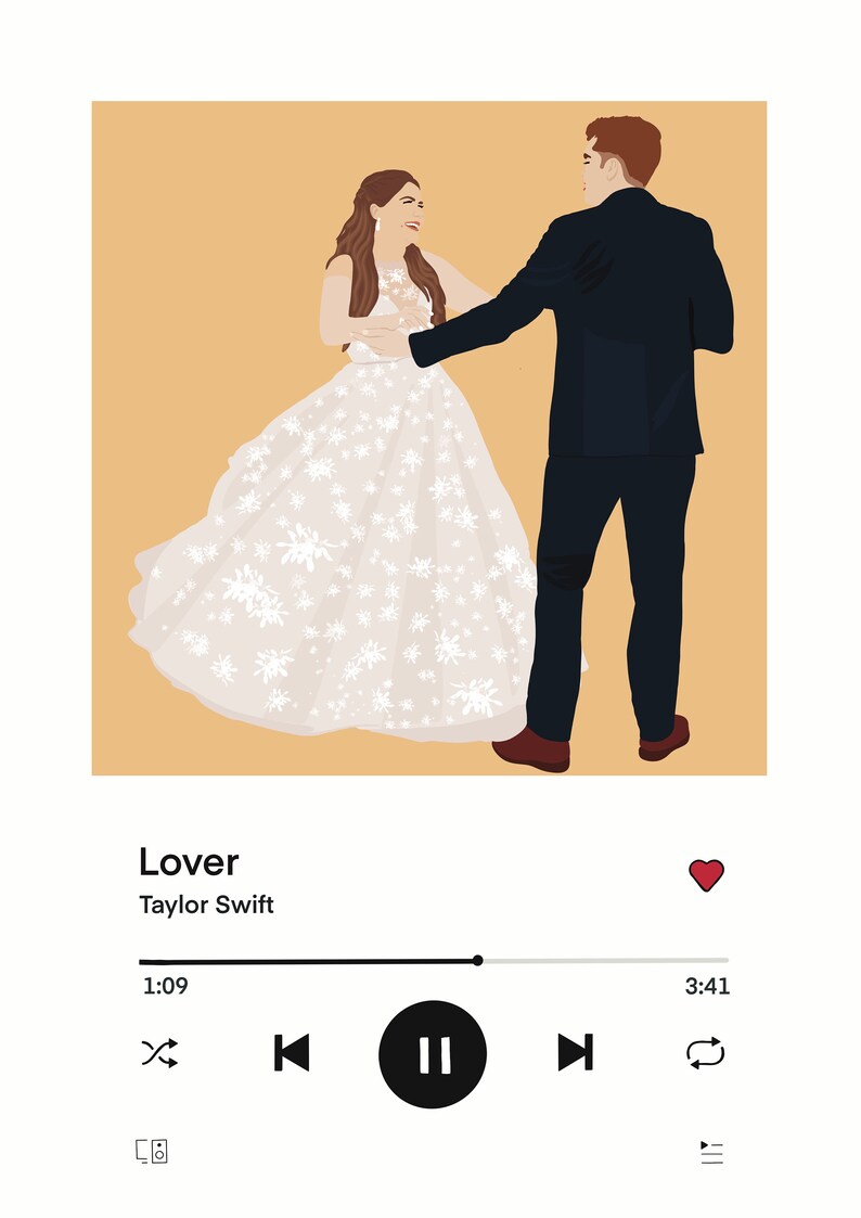 Custom Music Album Cover Custom Spotify Illustration | Etsy