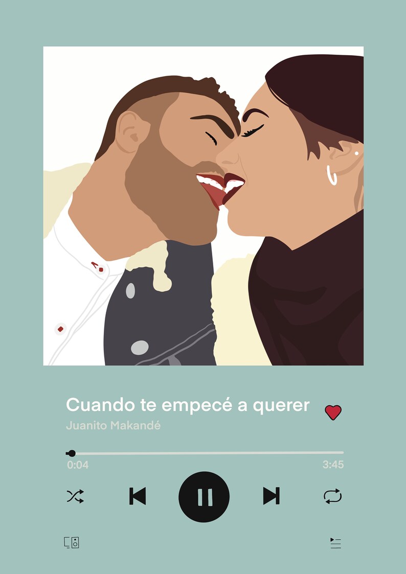 Custom Music Album Cover Custom Spotify Illustration | Etsy