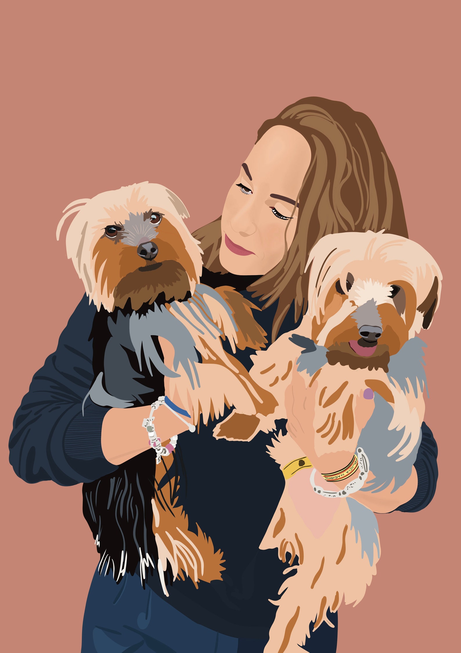 Personalised Portrait Personalised Illustration - Etsy