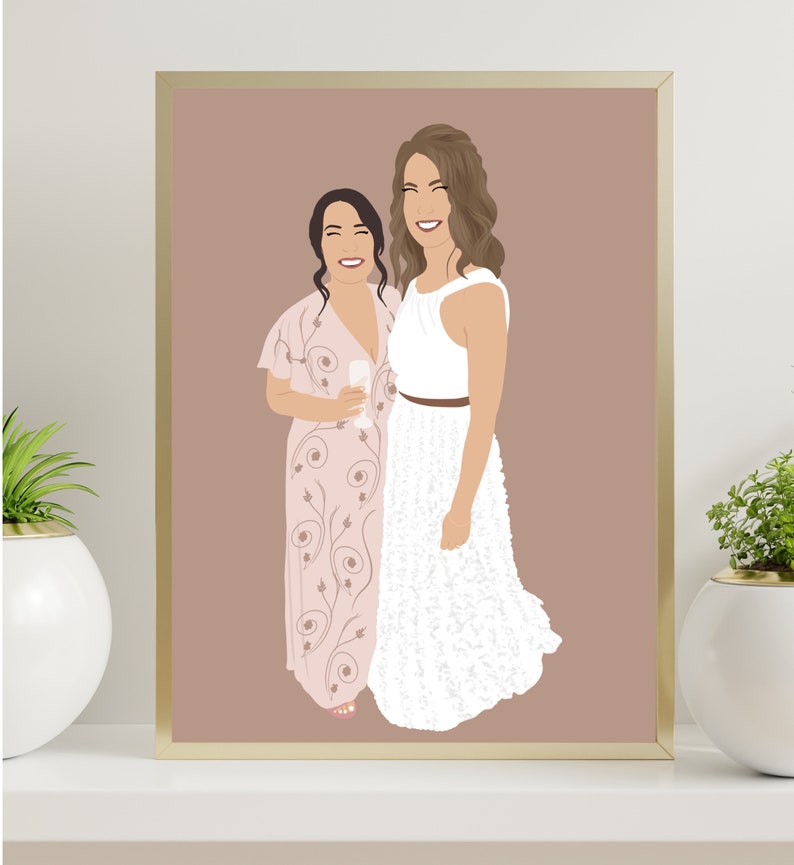 Face Portrait Custom Illustration Personalised Photo Photo - Etsy